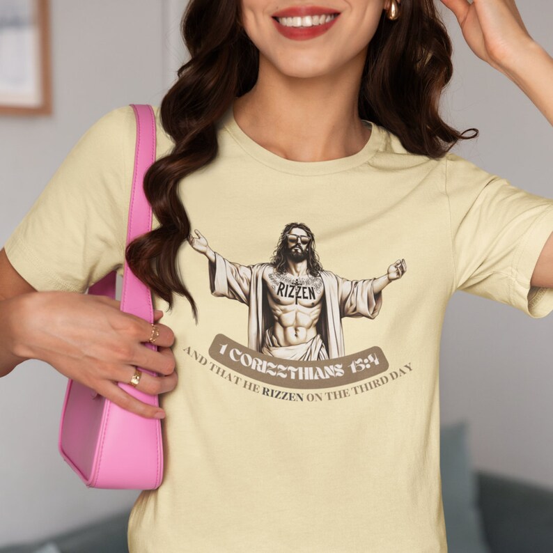 He Has Rizzen Again Funny Cool Style Fashion Shirt Graphic Tee Outfit ...