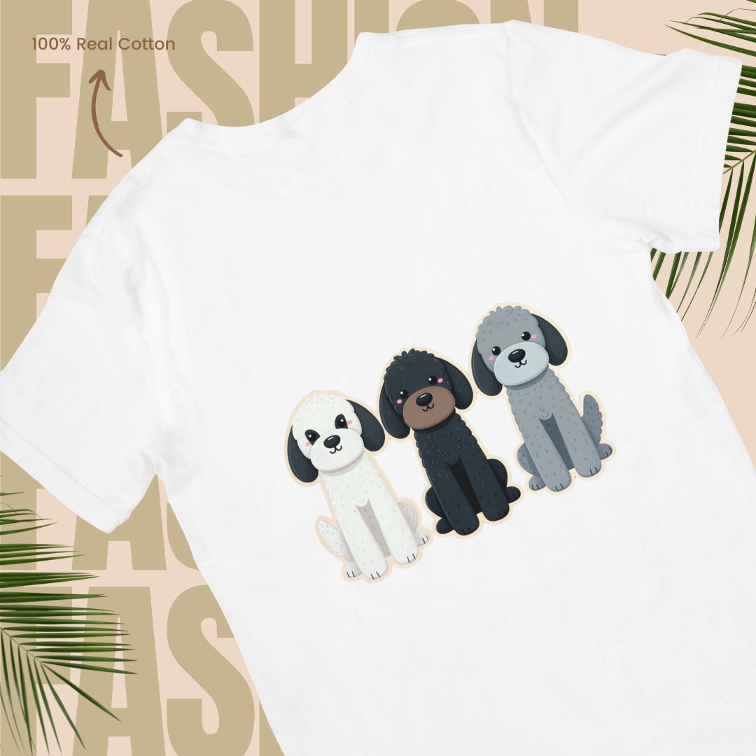 Poodle Goldendoodle Labradoodle Cockapoodog Cute Kawaii Adorable Tshirt ...