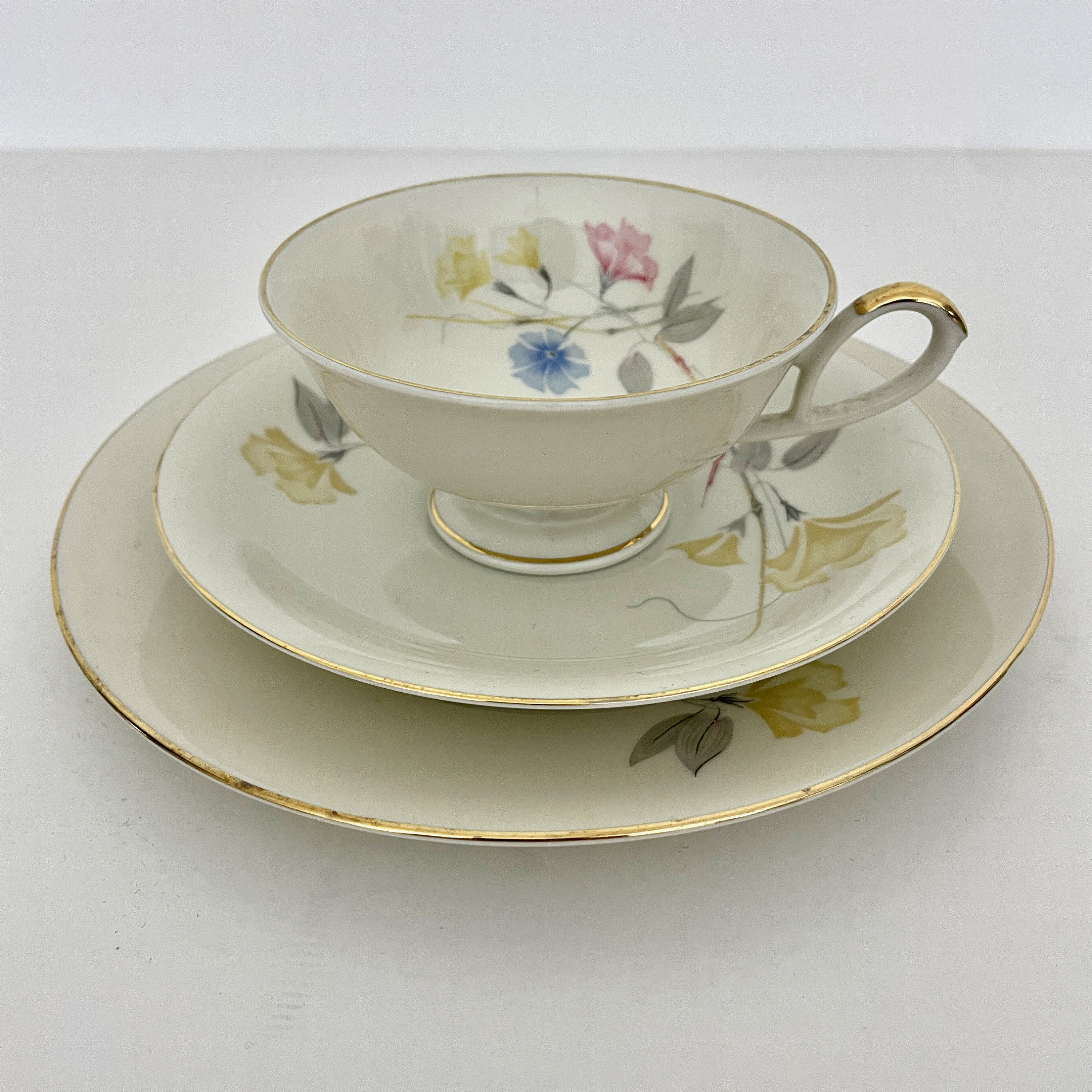 Vintage Bavaria Tea Set / Cup, Saucer & Side Plate / Alka Bavaria ...