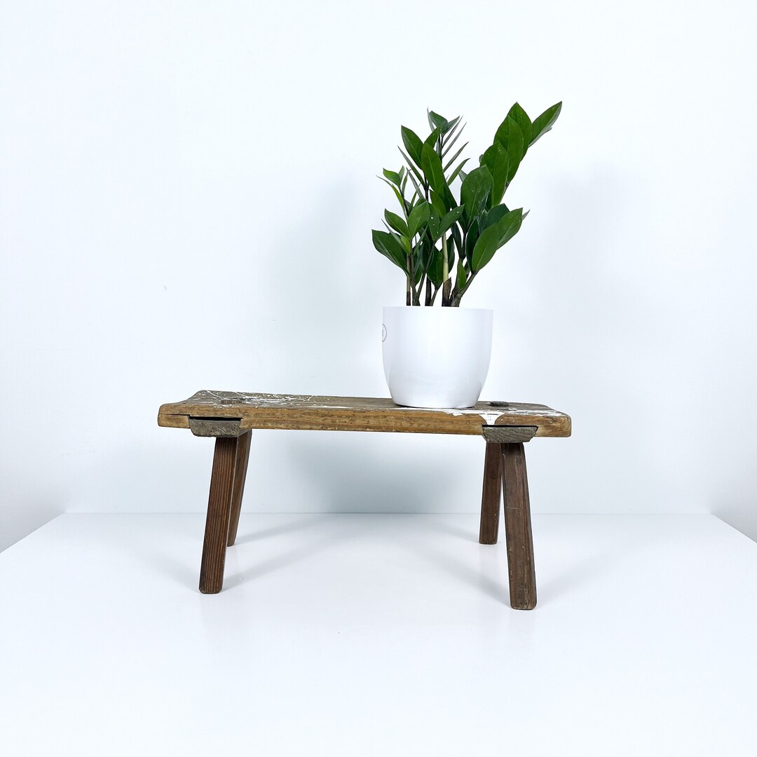 Vintage Stool / Plant Stand / Step Stool - Etsy