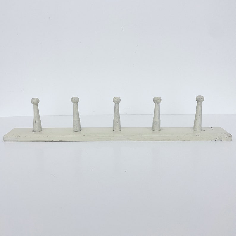 Vintage Coat Rack / Wall-mounted Coat Rack / Wooden Coat Rack / Mid ...