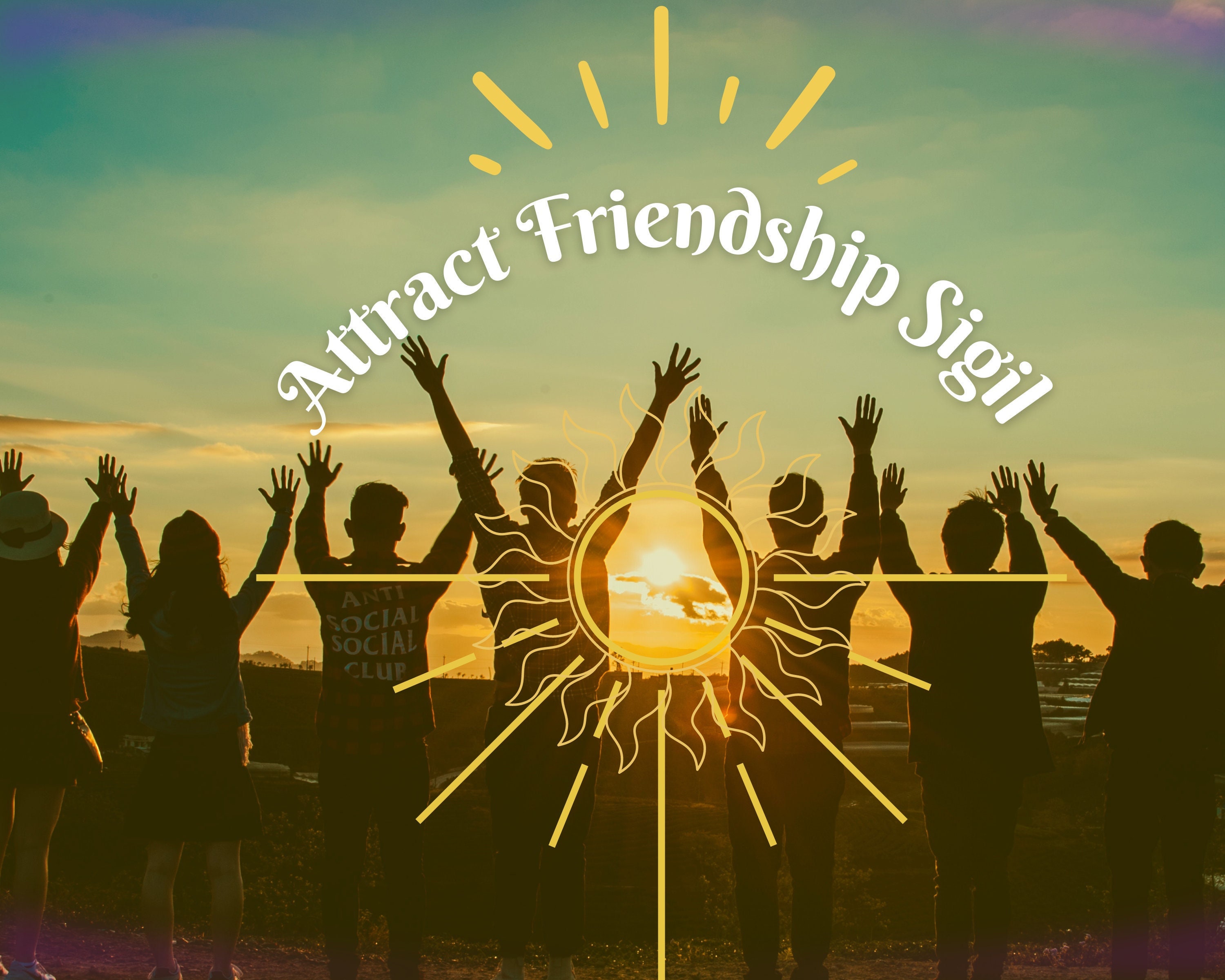 Attract Friendship Sigil (sigil Spell, DIY Spellwork, DIY Witchcraft ...