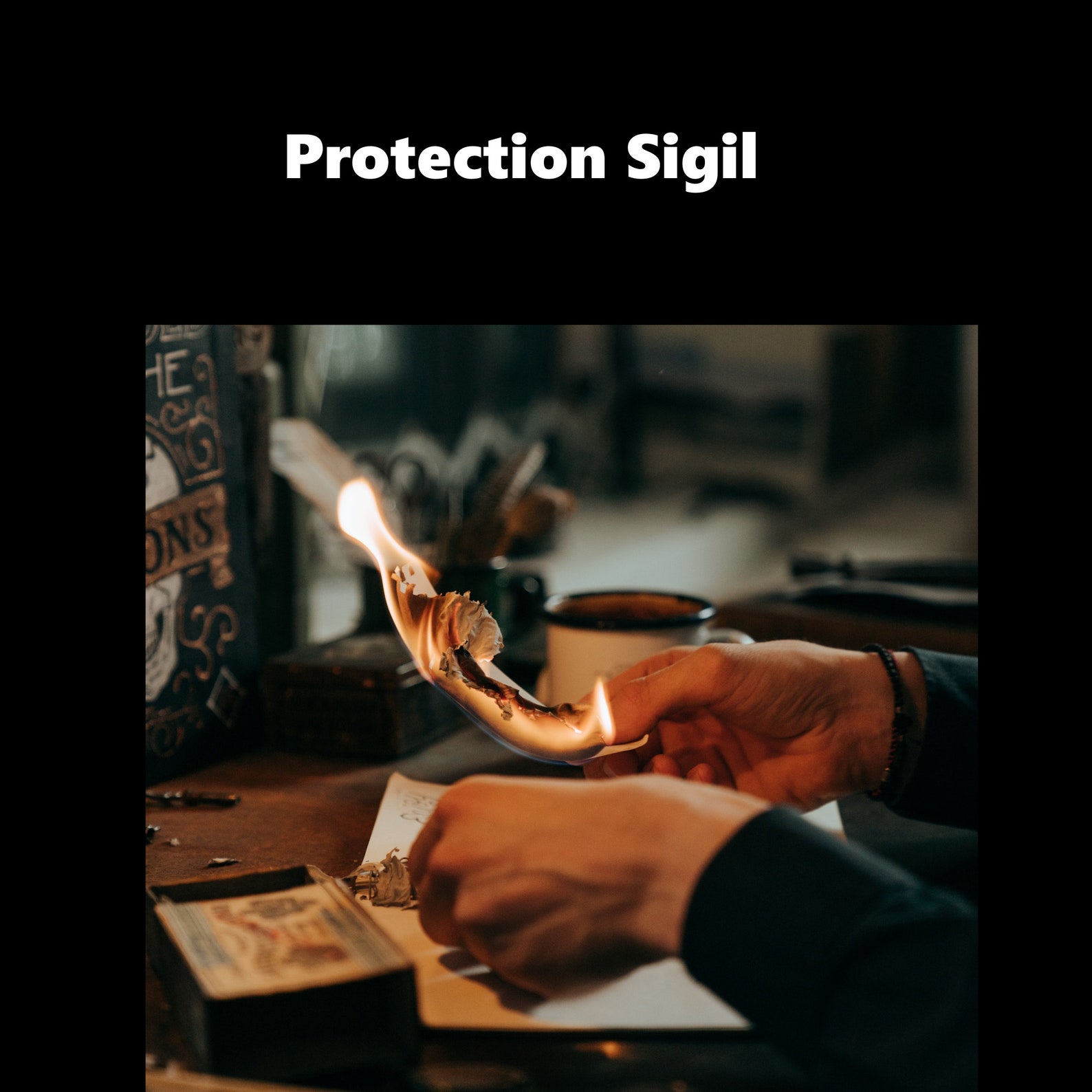 Protection Sigil printable Sigil Spell | Etsy