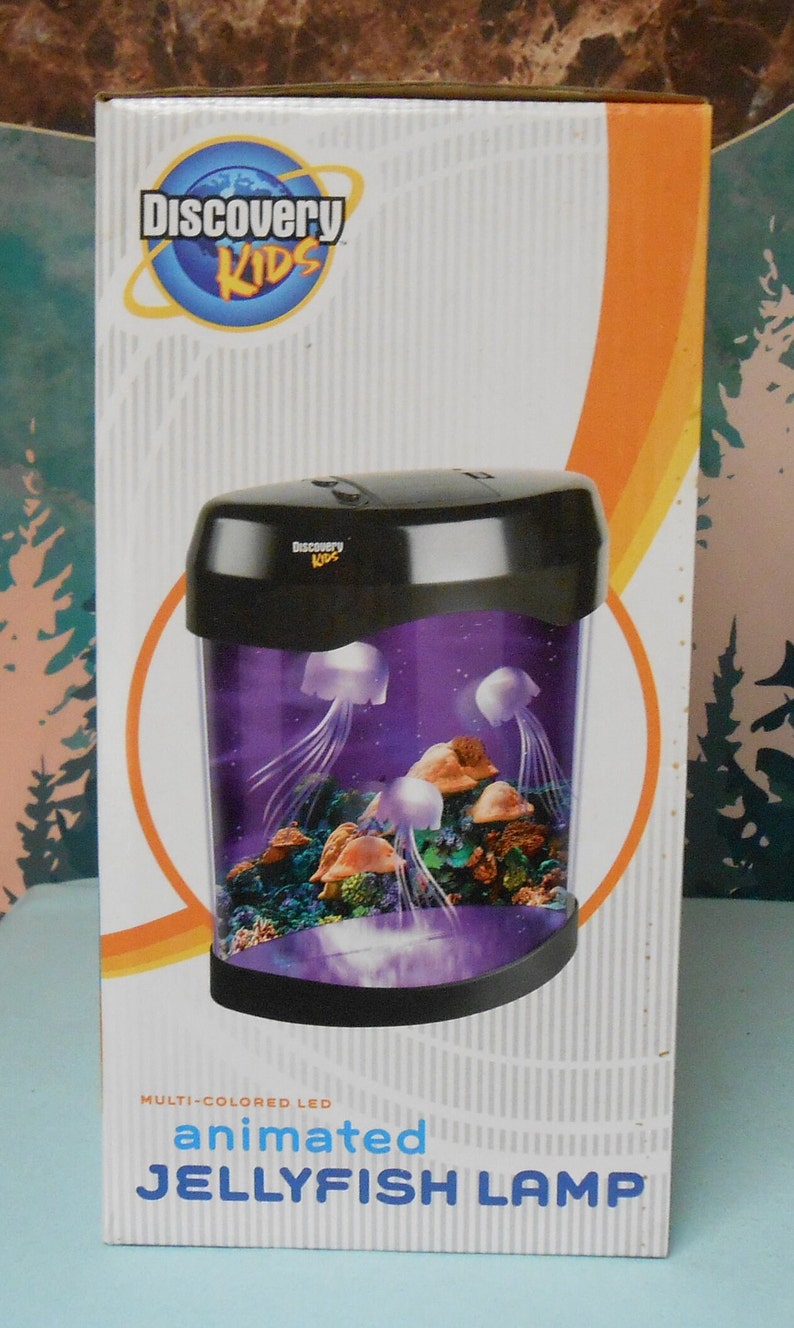 Discovery Kids Animated Jellyfish Lamp Multi-colored Night Light 5 ...