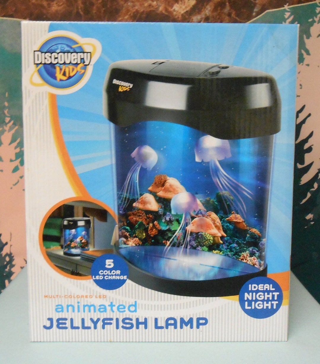 Discovery Kids Animated Jellyfish Lamp Multi-colored Night Light 5 ...