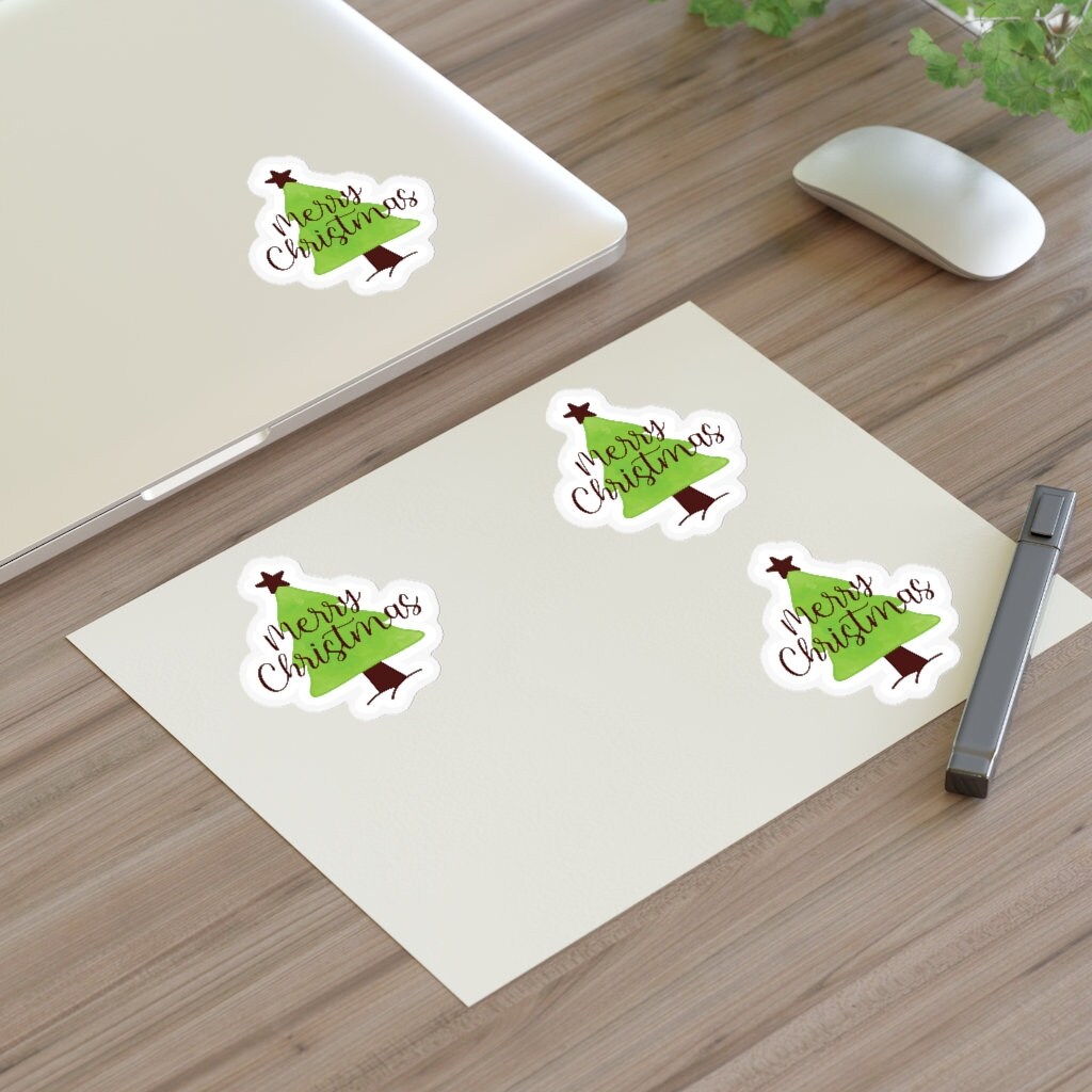 Merry Christmas Stickers Sheet, Holiday Stickers, Christmas Time ...