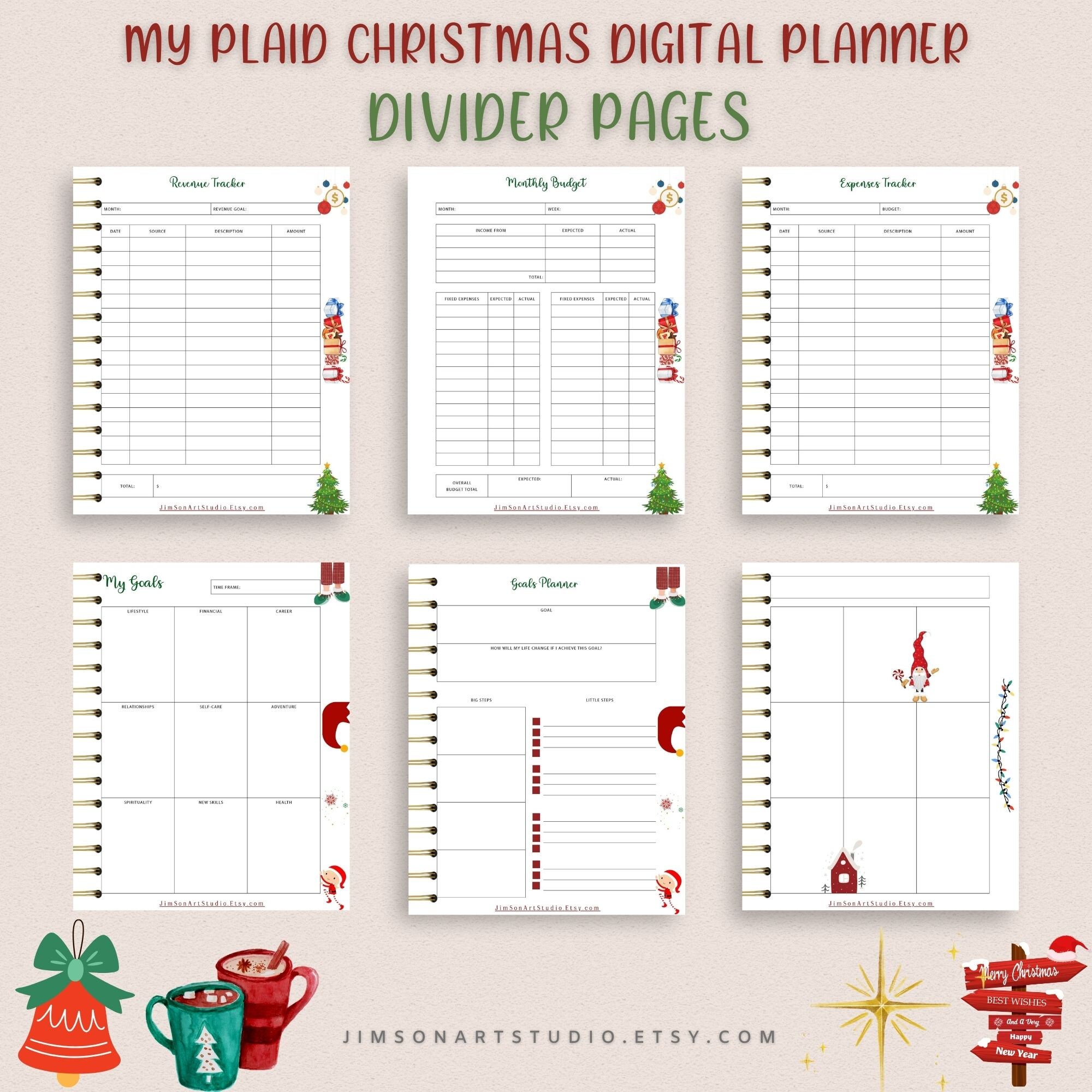 Digital Planner Goodnotes Digital Planner iPad Digital - Etsy