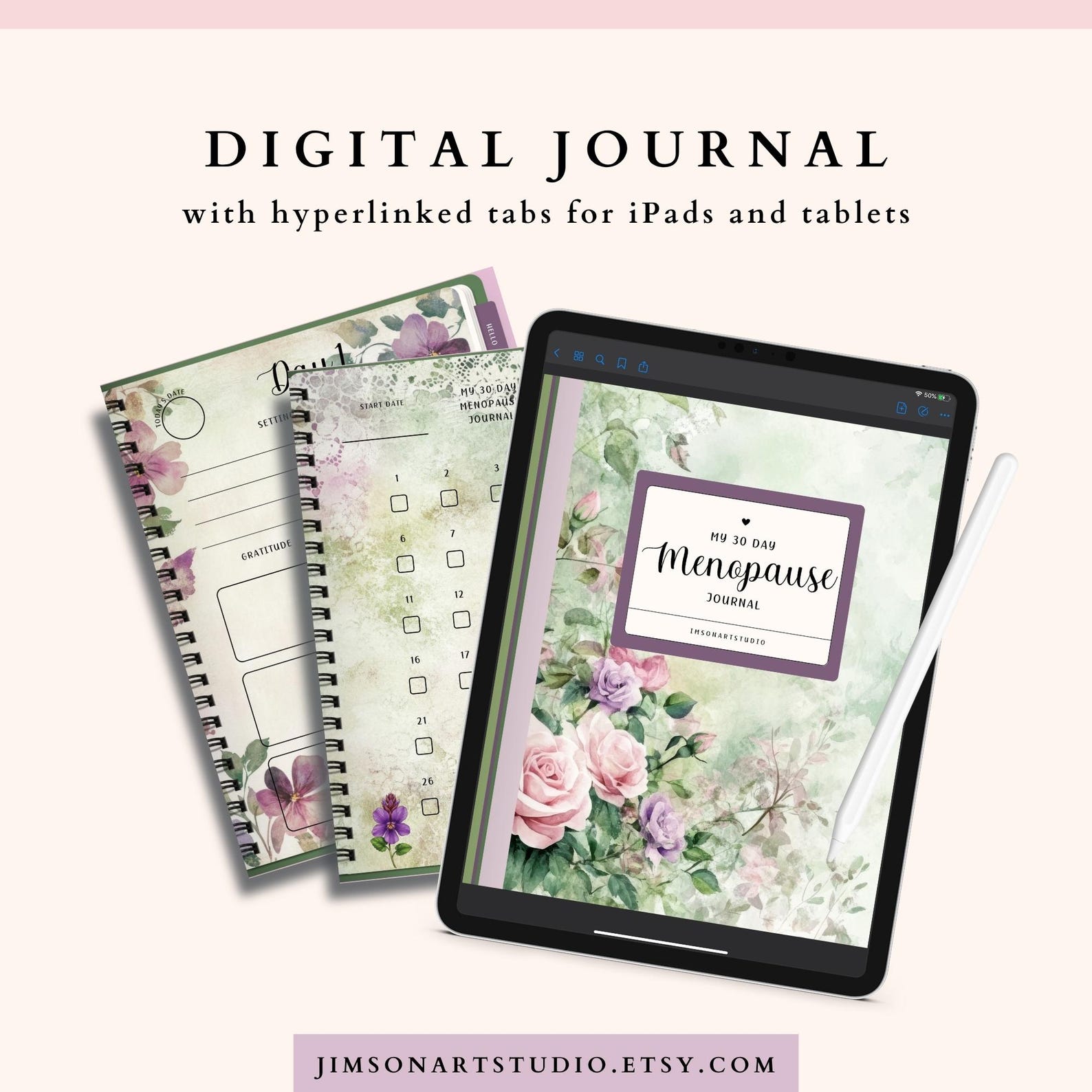Menopause Journal | Self-care Tracker | Women's Health Planner ...
