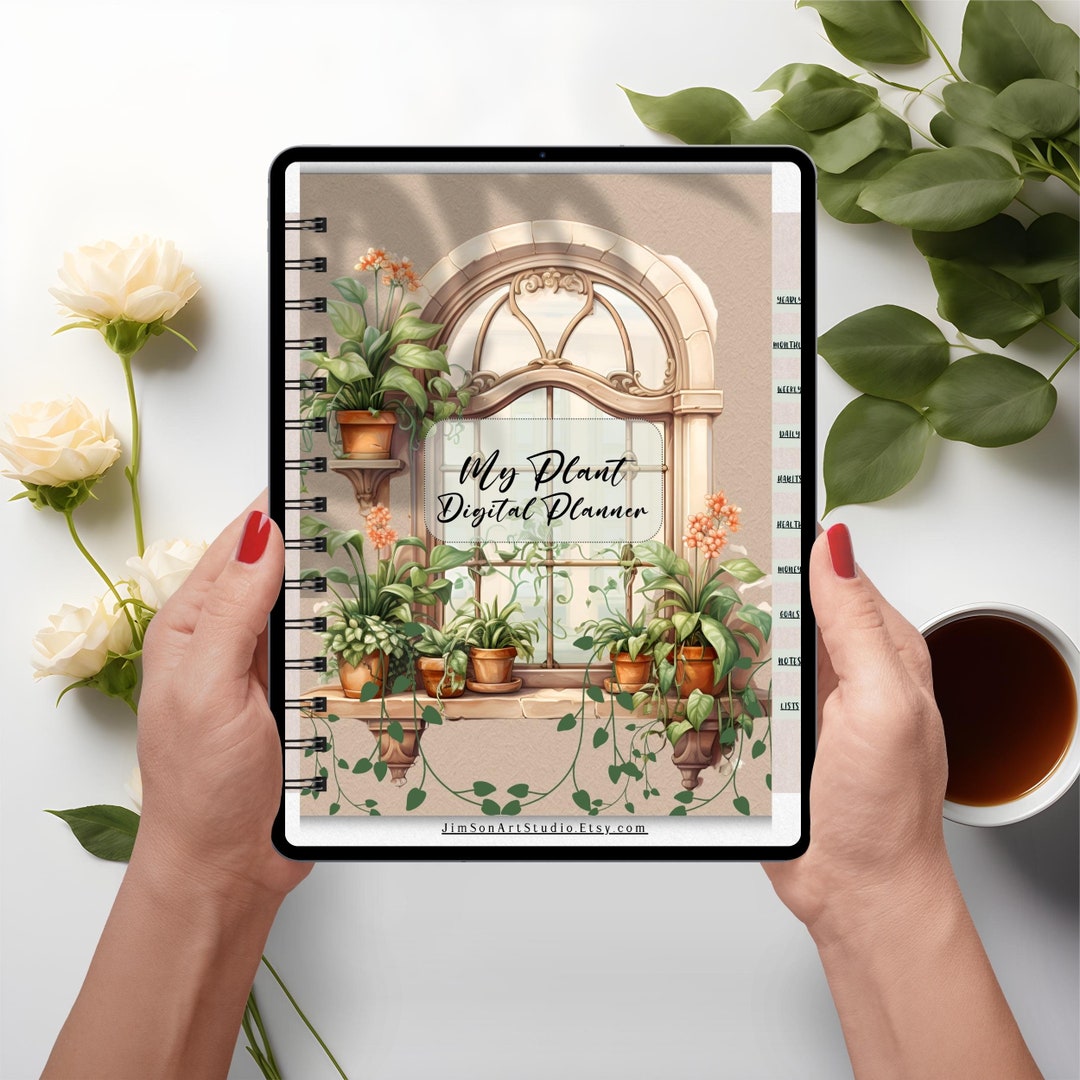 Garden Digital Planner | Aesthetic My Plant Journal for House Care ...