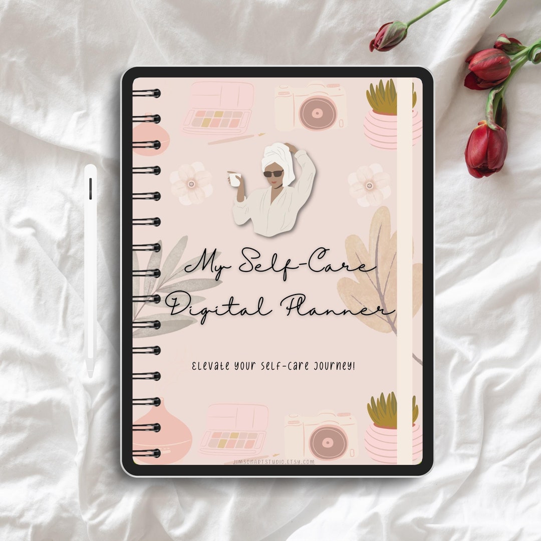 Self Care Digital Planner, Wellness Instant Download Planner, Digital ...