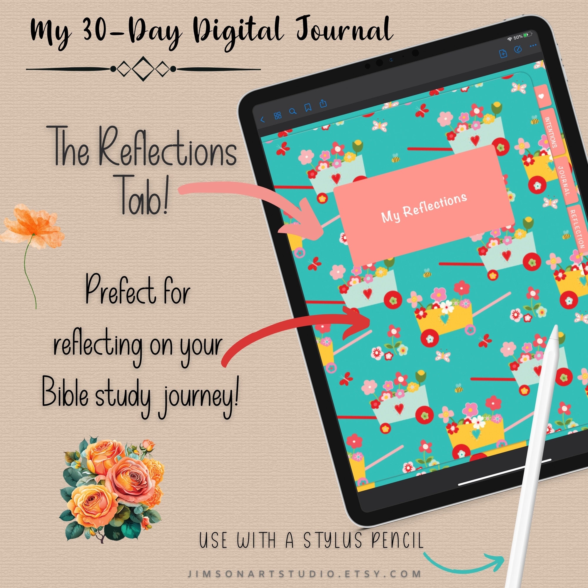 30 Day Journal Bible Study, Faith Journal, Bible Study Journal ...