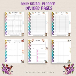 Digital Planner Adult ADHD | Journaling for Goodnotes PDF Download ...