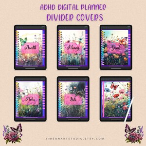 Digital Planner Adult ADHD | Journaling for Goodnotes PDF Download ...