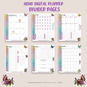 Digital Planner Adult ADHD | Journaling for Goodnotes PDF Download ...