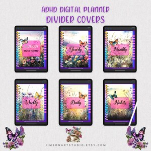 Digital Planner Adult ADHD | Journaling for Goodnotes PDF Download ...