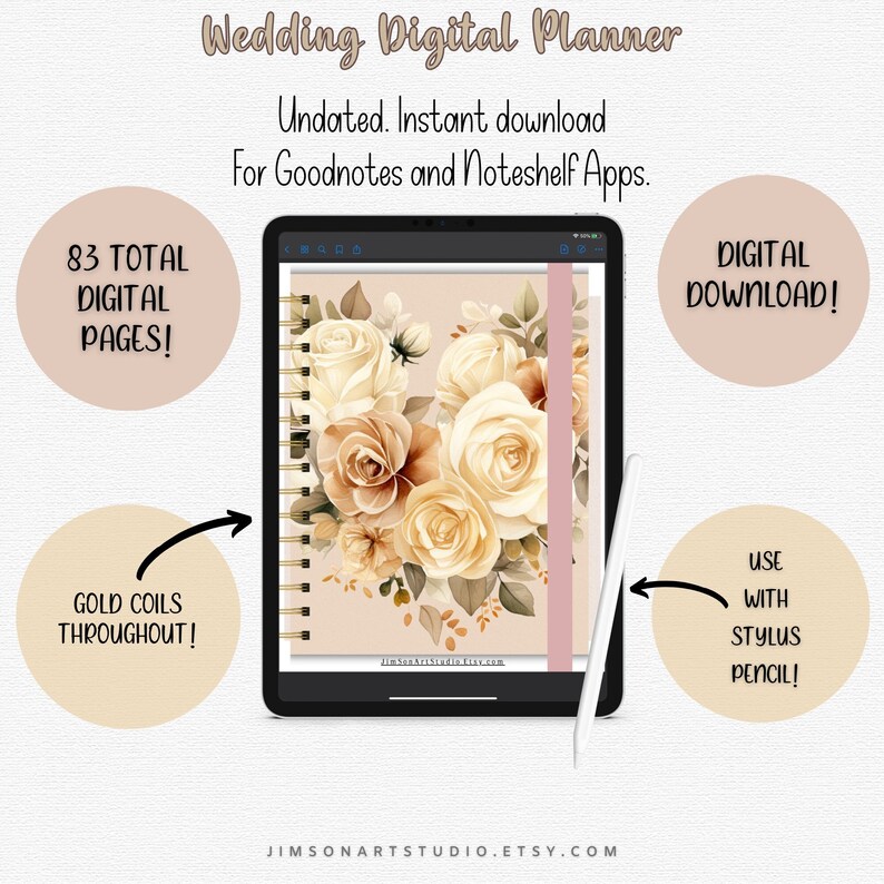 Wedding Digital Planner | Budget Tracker for Planning Your Special Day ...