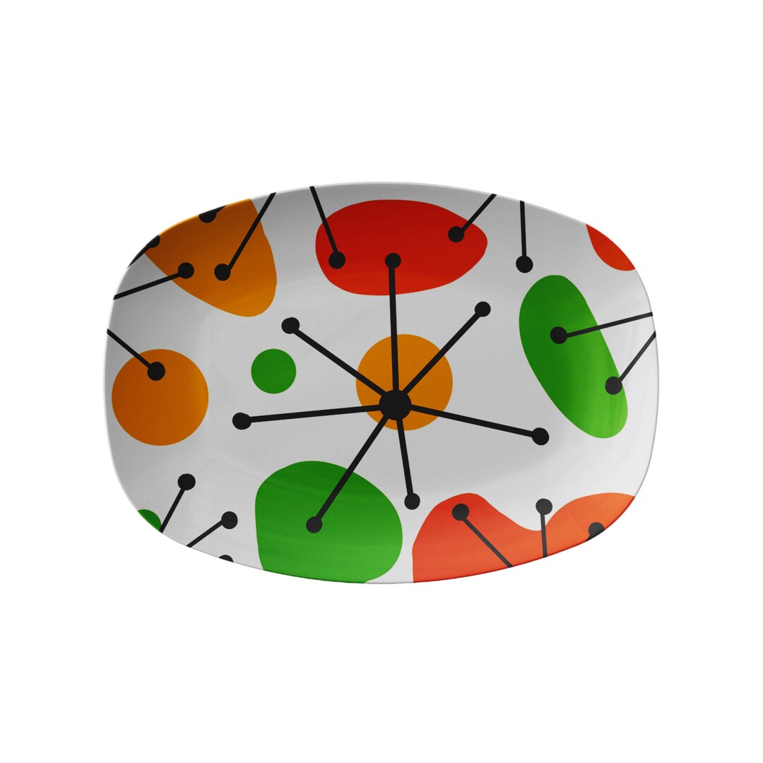 Mid-century Modern Platter - Etsy