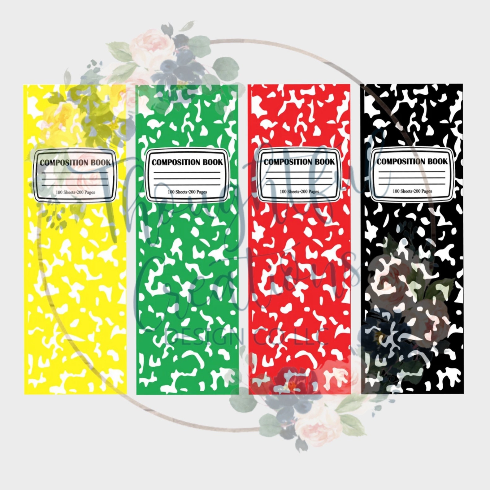 Pen And Composition Notebook