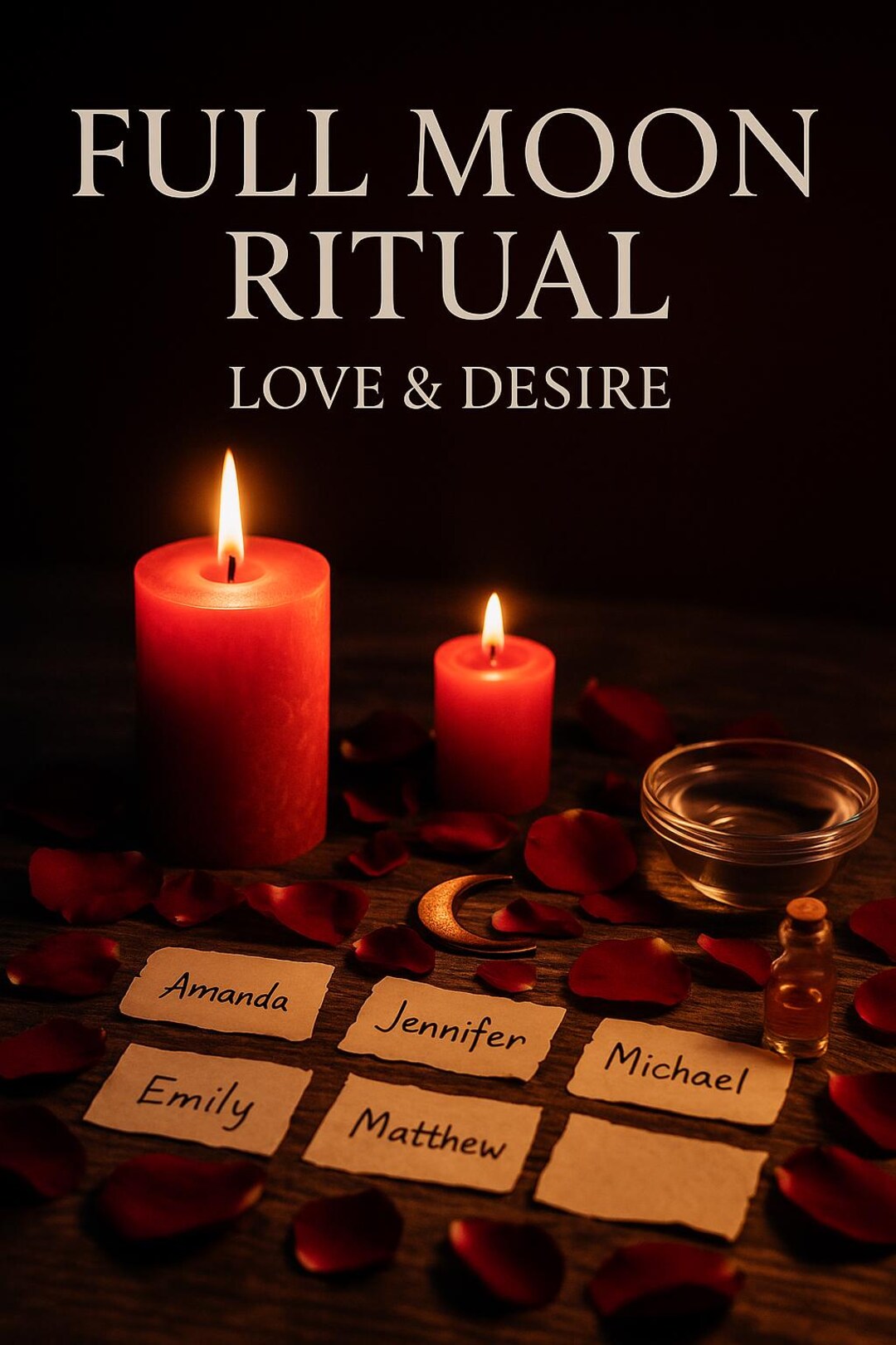 Full Moon Love Spell – Group Ritual for Attraction, Desire & Romantic ...
