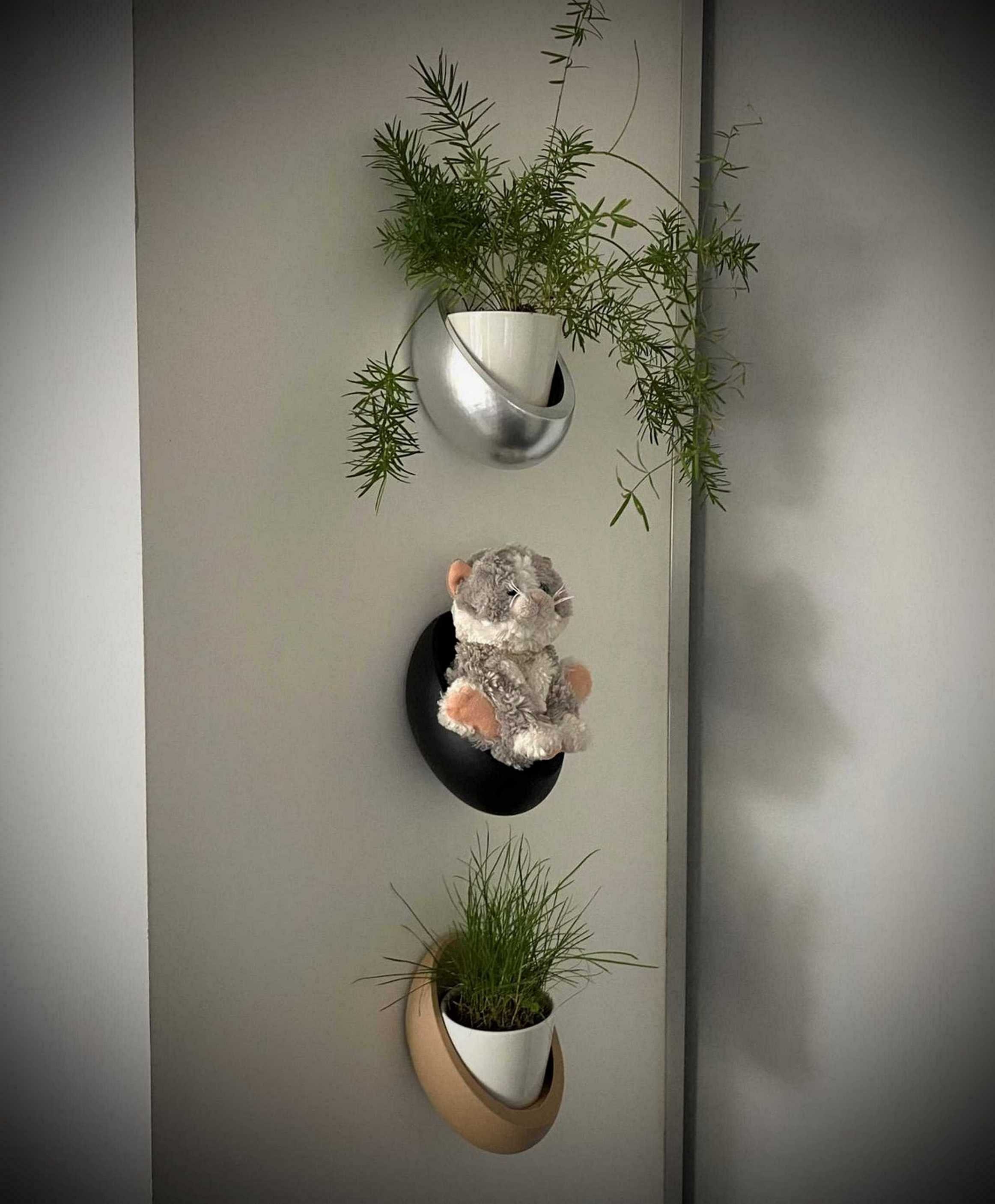 Convenient Ceramic Wall Pot - Etsy