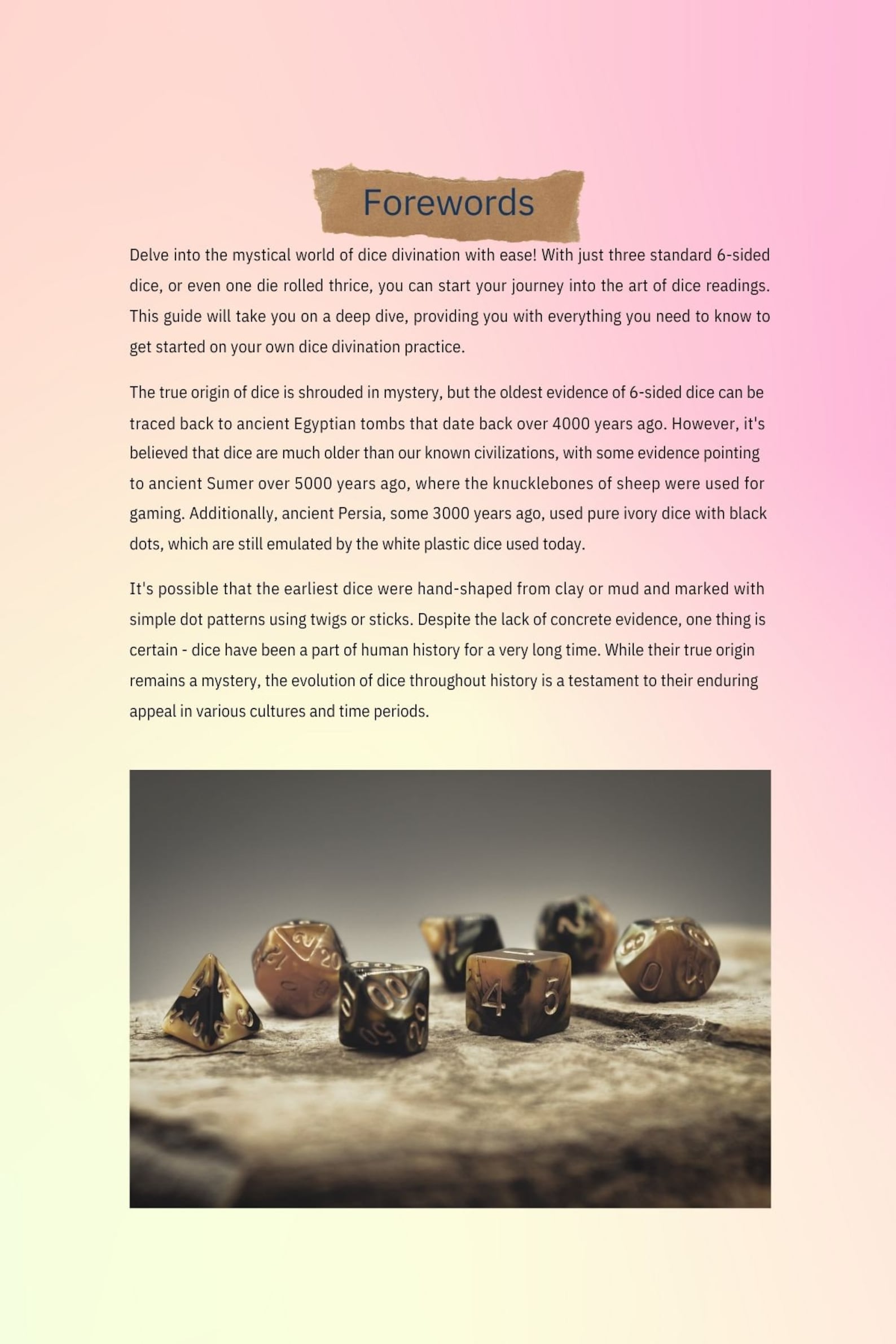 Learn Divination With Dice: A Complete Guide - Etsy