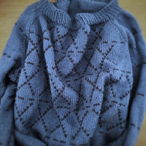 X Pullover Sweater Pattern - Etsy