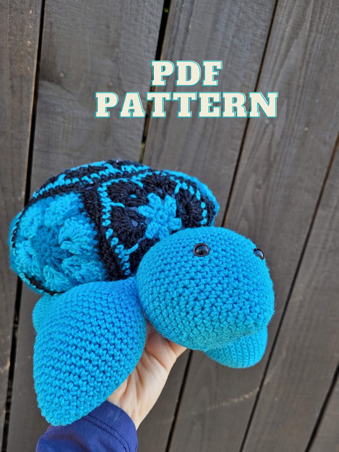 Hazel the Hexagon Turtle - Crochet Pattern (PDF Download) - Etsy