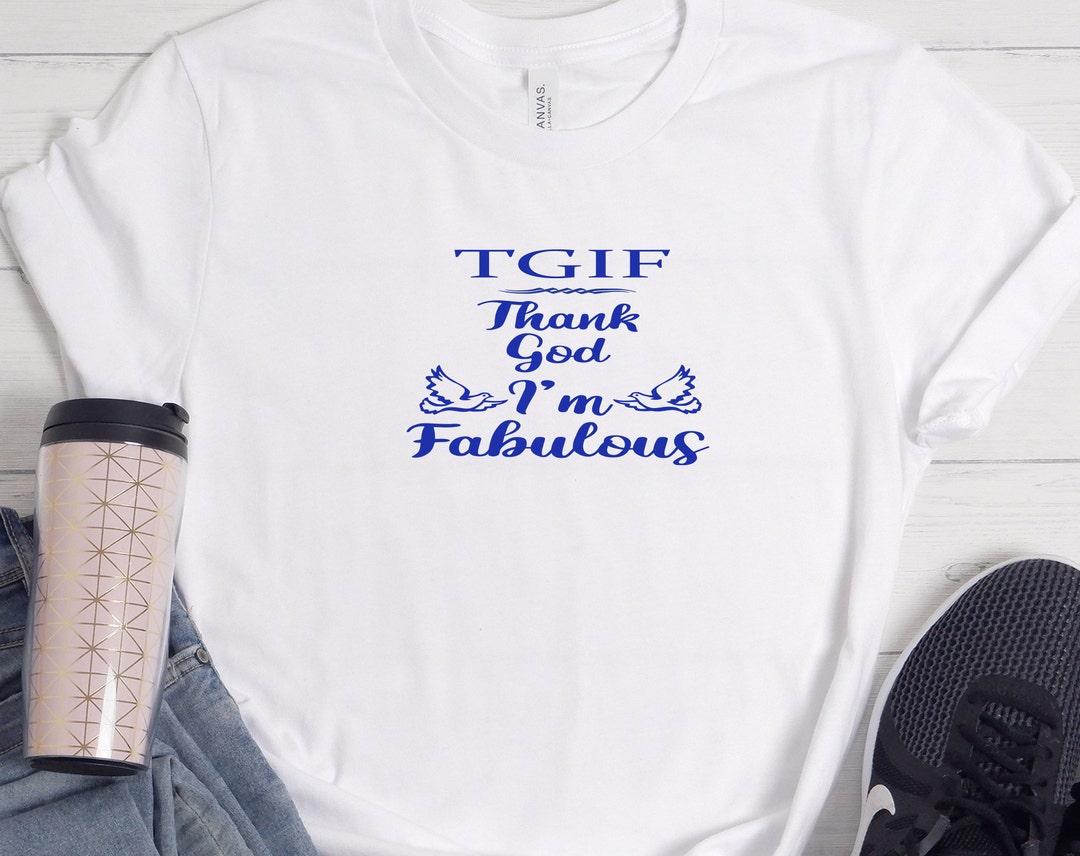 TIGF Thanks GOD I Am Fabulous Unisex Tshirt, Gift for Teachers Mothers ...
