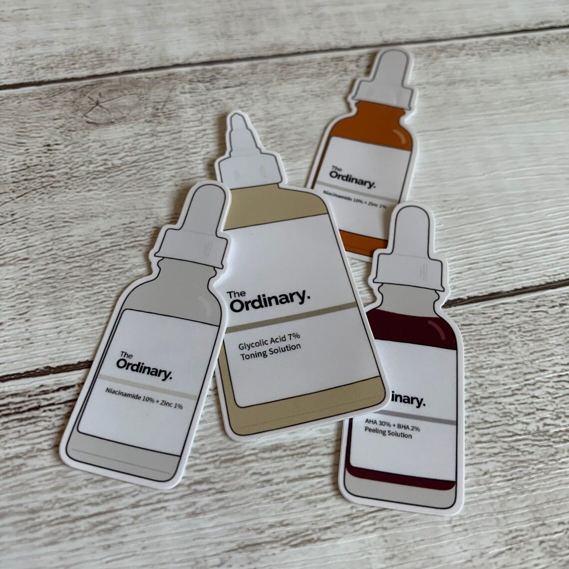 The Ordinary Skincare Stickers | Cute Aesthetic Waterproof Skincare ...