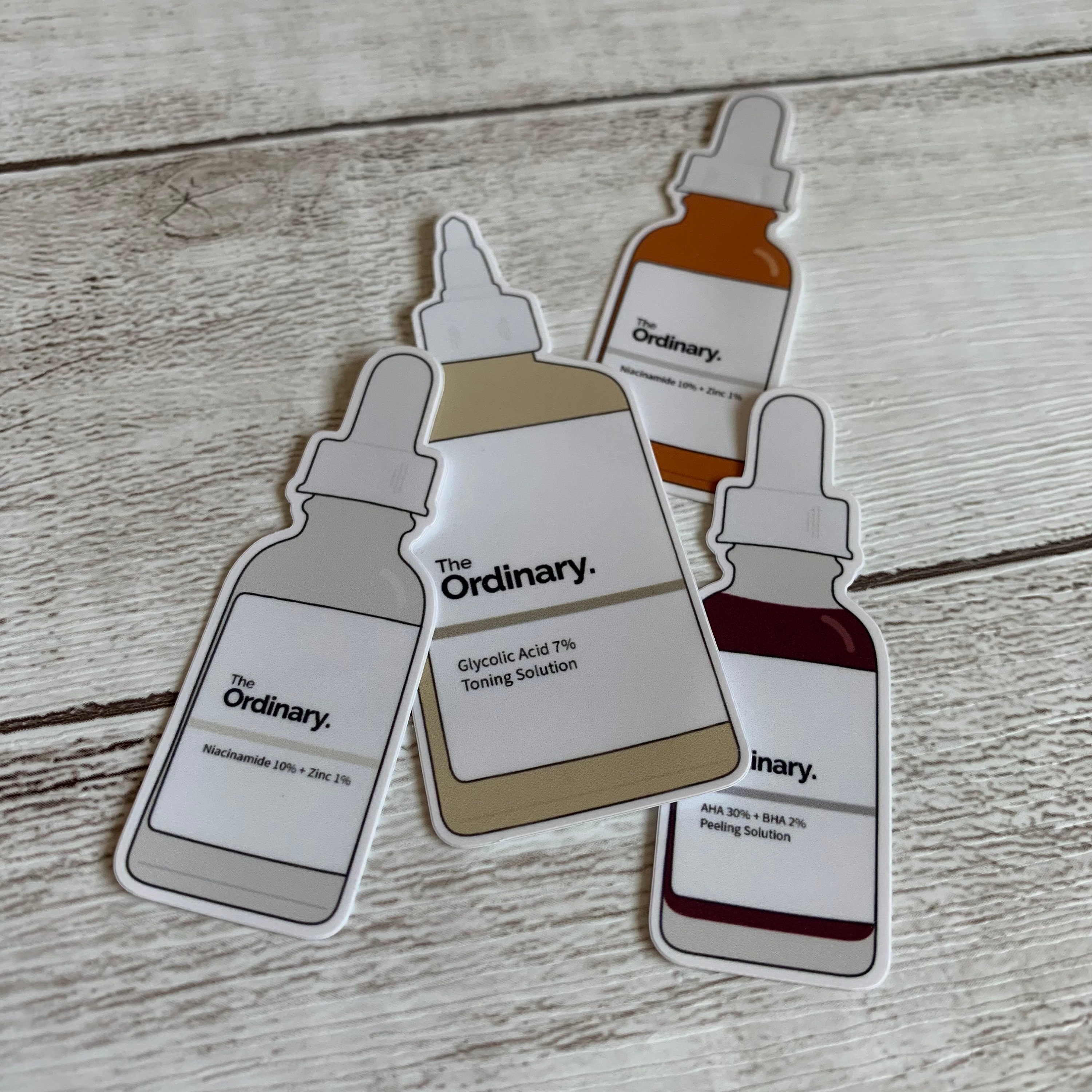 The Ordinary Skincare Stickers Cute Aesthetic Waterproof Skincare ...