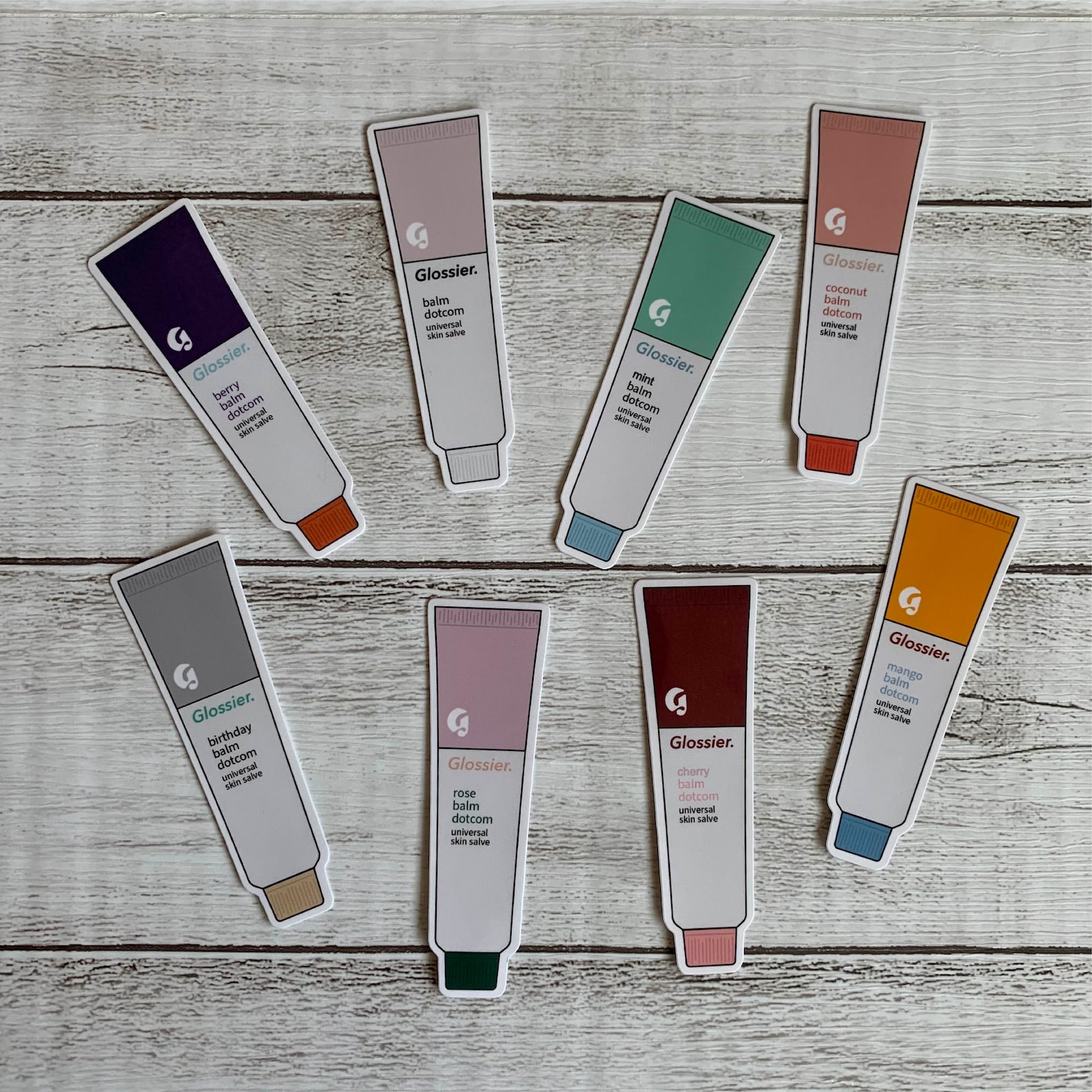 Glossier Stickers Cute Aesthetic Waterproof Skincare Makeup - Etsy Israel