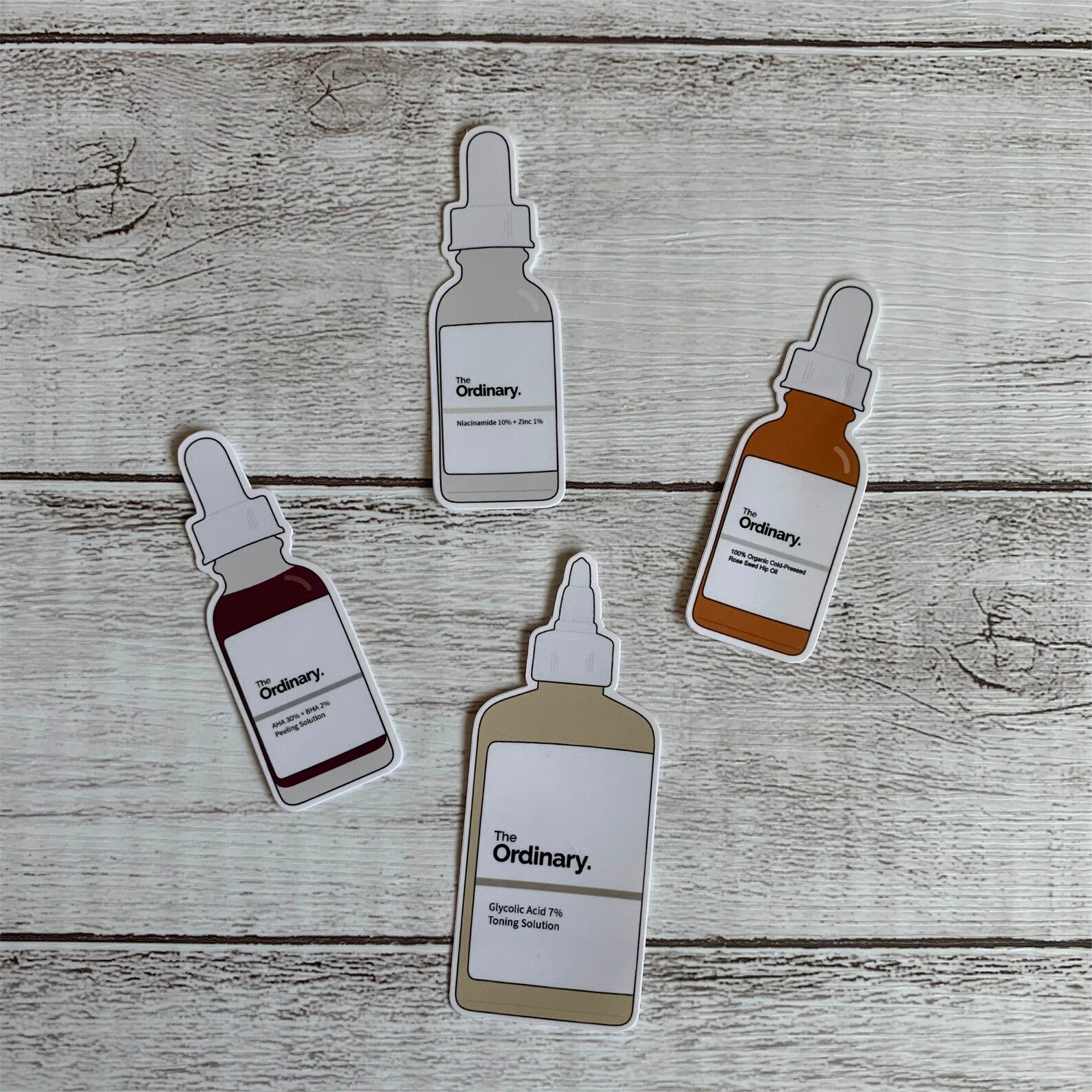 The Ordinary Skincare Stickers Cute Aesthetic Waterproof - Etsy