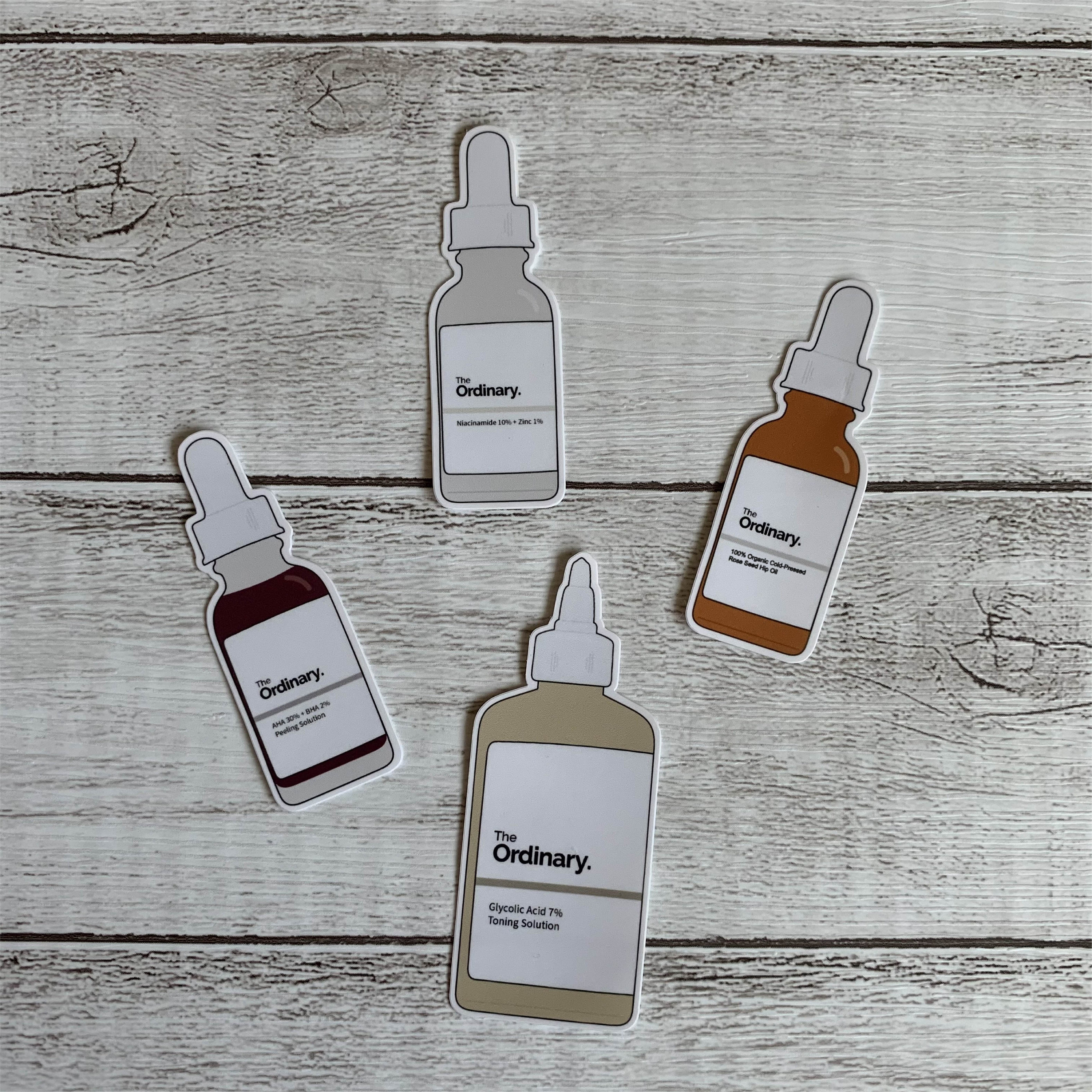 The Ordinary Skincare Stickers | Cute Aesthetic Waterproof Skincare ...