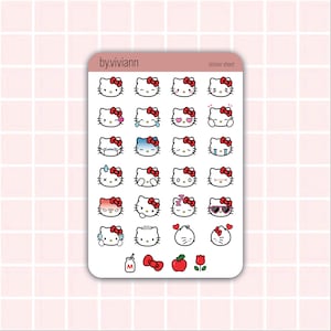 Miscellaneous Skincare and Makeup Stickers Cute Aesthetic Waterproof ...