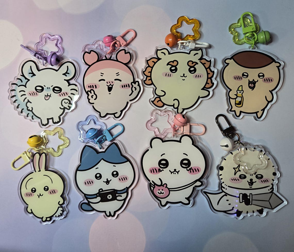 Chiikawa 3 Inch Keychains - Etsy