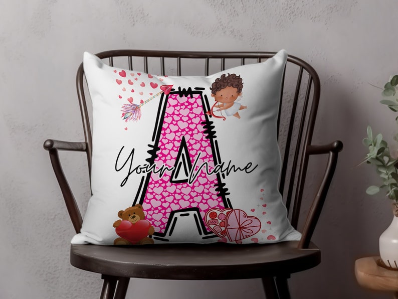 Customizable Pink Alphabet Letter A Digital Download, Nursery Wall Art ...