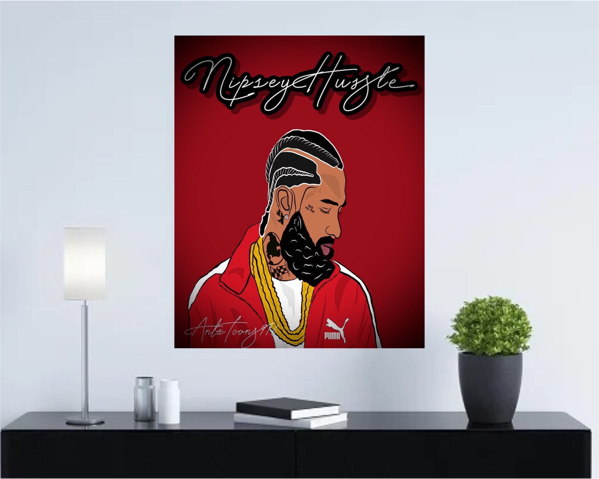 Nipsey Hussle Digital Print Etsy