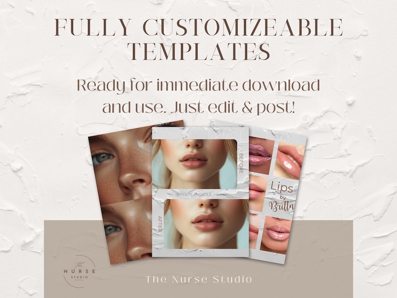 Before & After Instagram Templates Nurse Injector, Beauty, Cosmetic ...