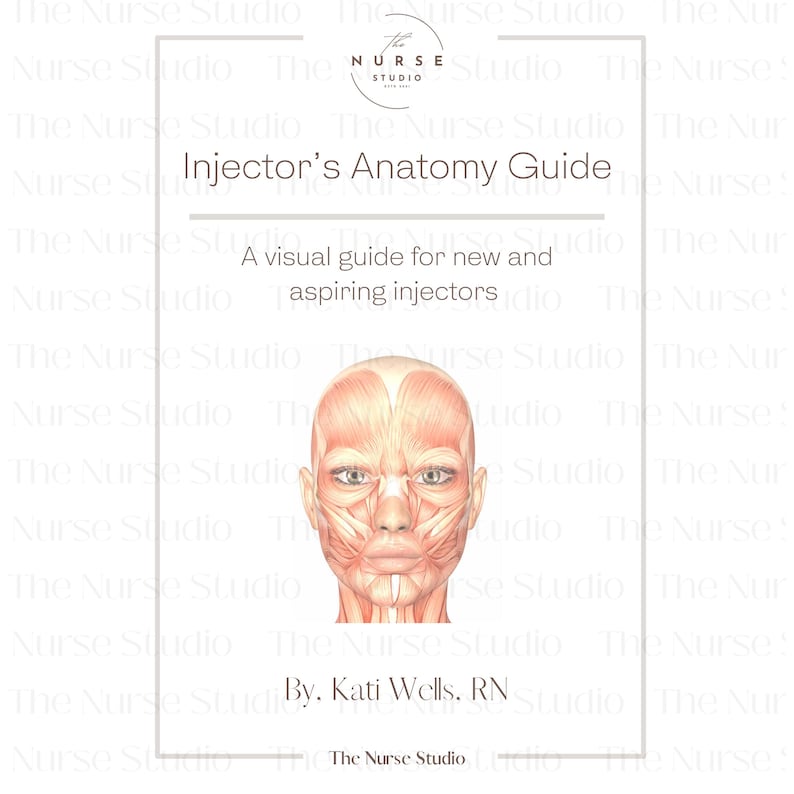 Aesthetic Nurse Injector Anatomy Guide, Nurse Cheat Sheets, Botox ...