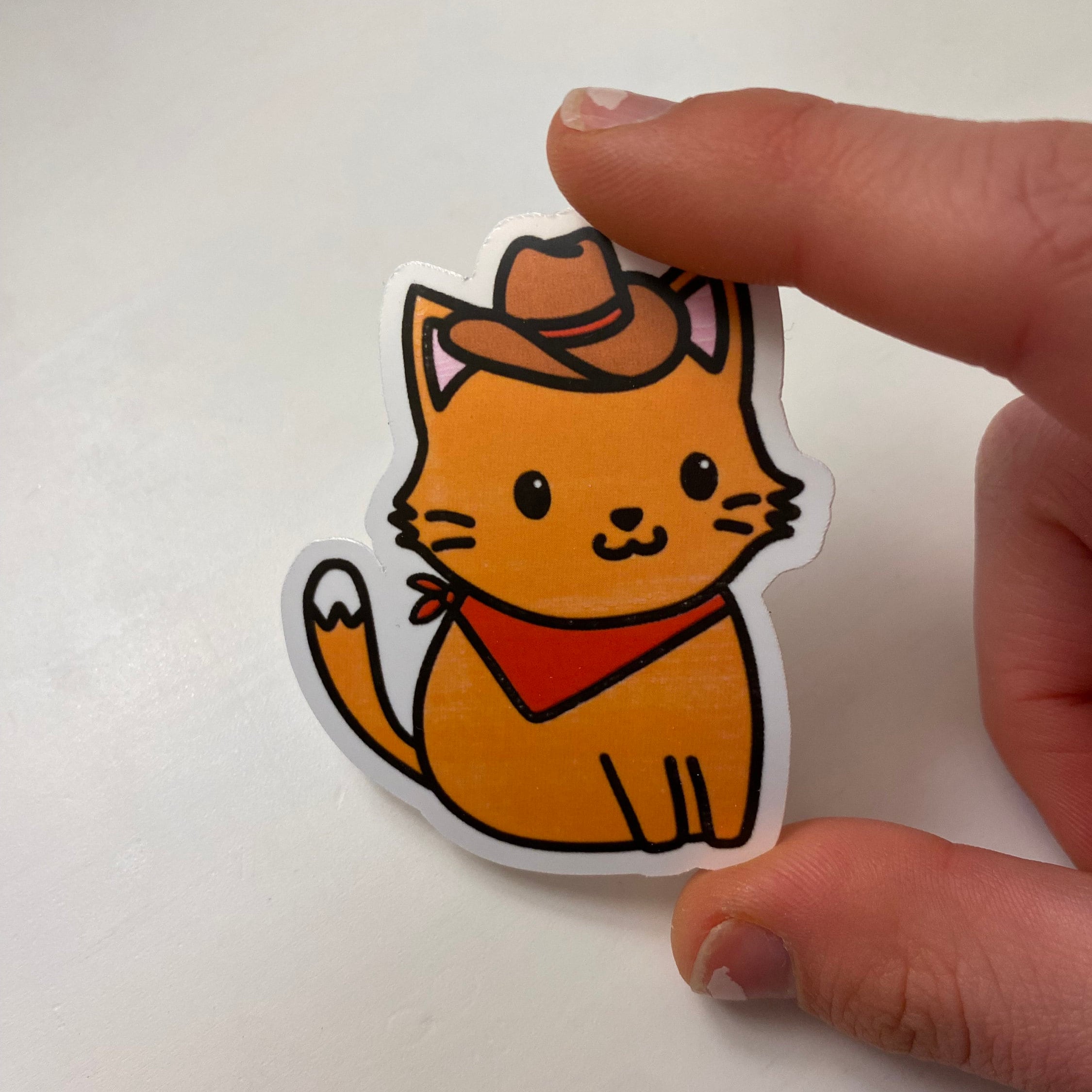 Cowboy Cat Sticker - Etsy