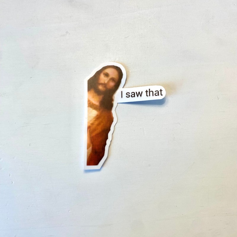 Jesus I Saw That Sticker - Etsy
