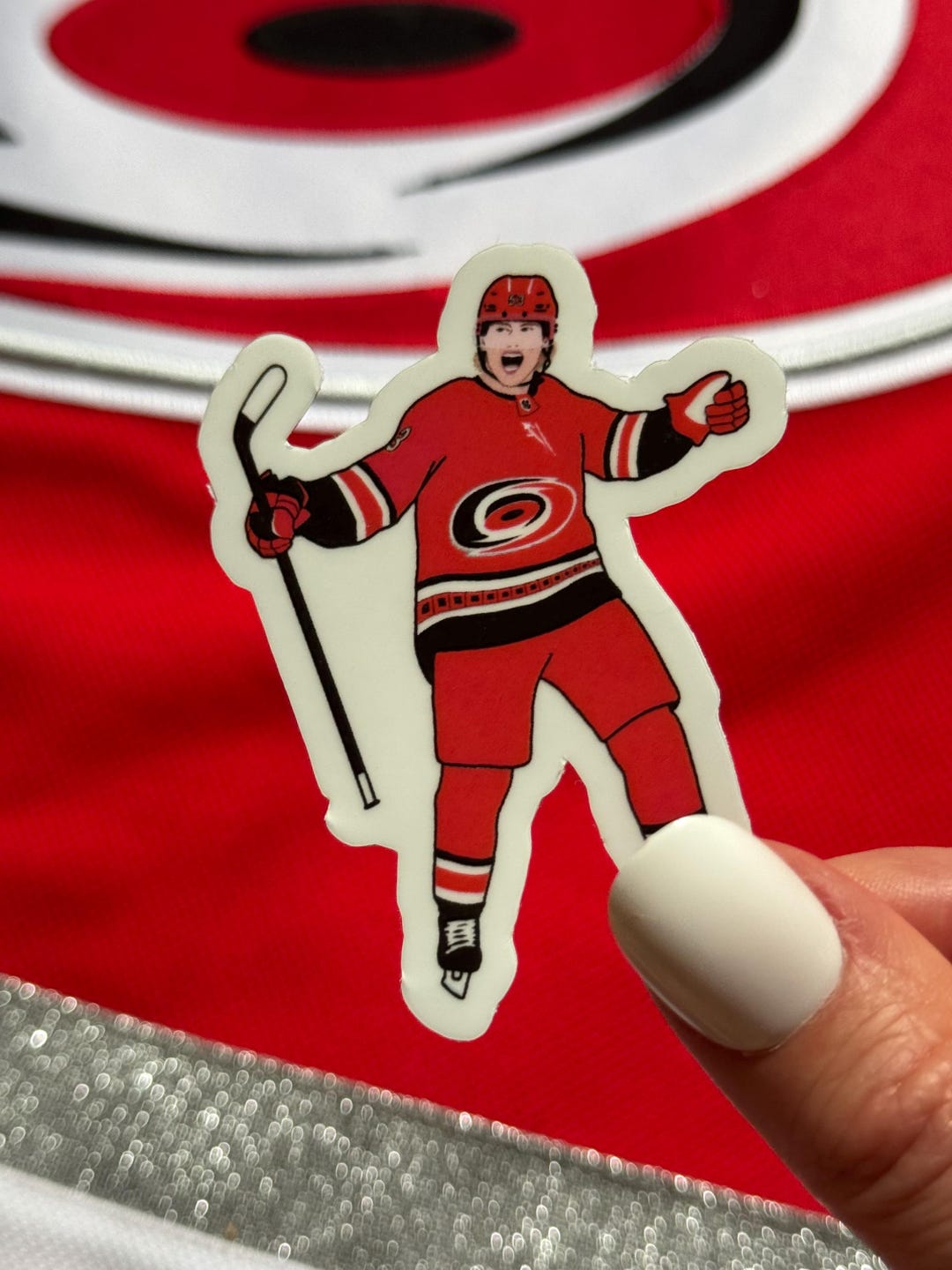 Jackson Blake Goal Celly Carolina Hurricanes Sticker - Etsy
