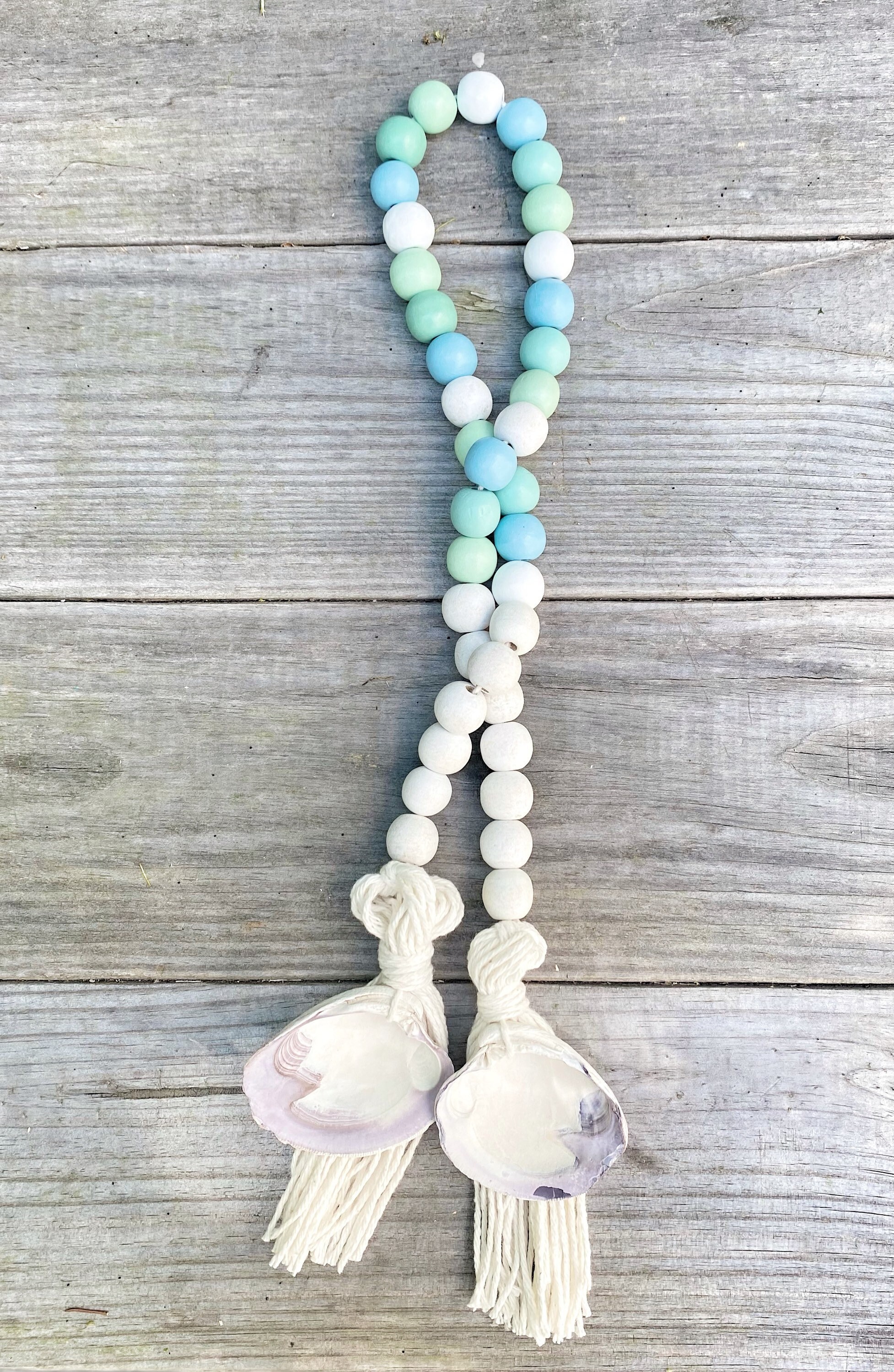 Clam Shell Beaded Garland - Etsy