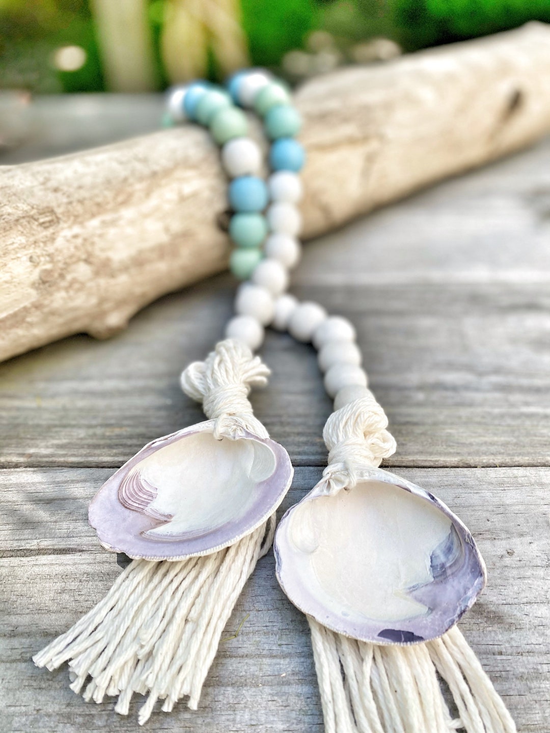 Clam Shell Beaded Garland - Etsy