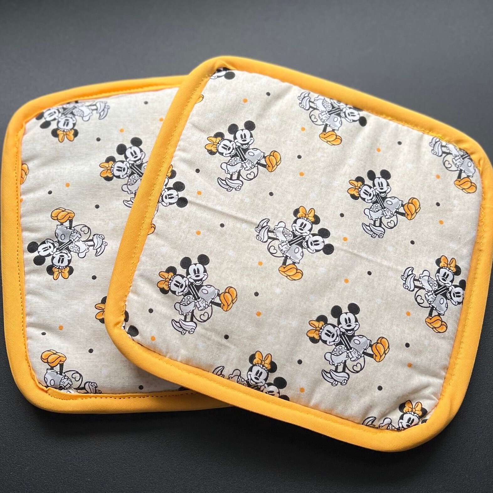 Mickey Mouse Handmade Set of Pot Holders - Etsy