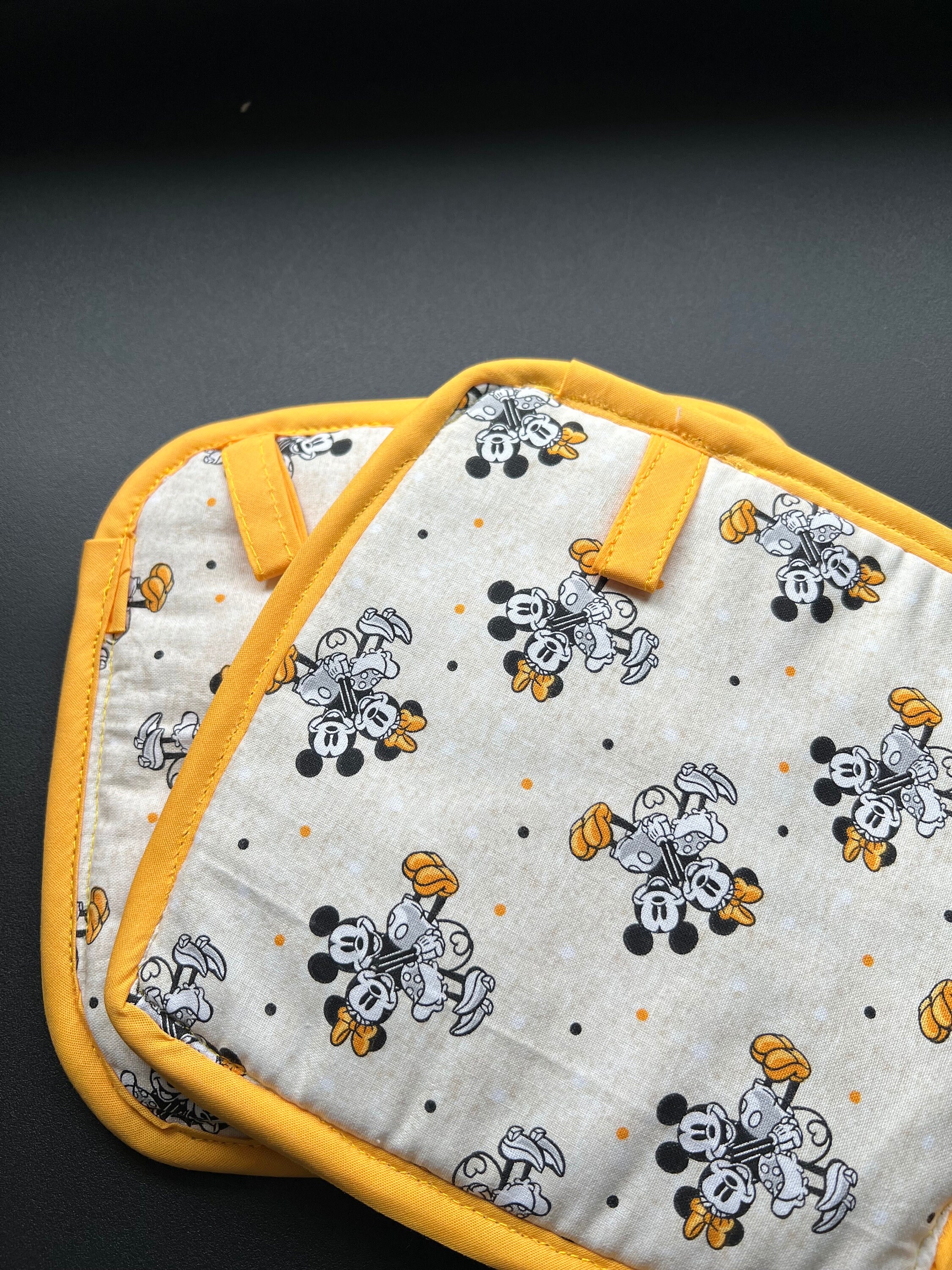 Mickey Mouse Handmade Set of Pot Holders - Etsy