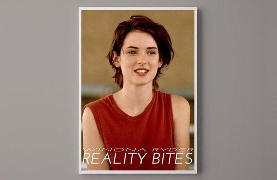 90's classic cinema aesthetic Reality Bites wall art gift vintage film ...