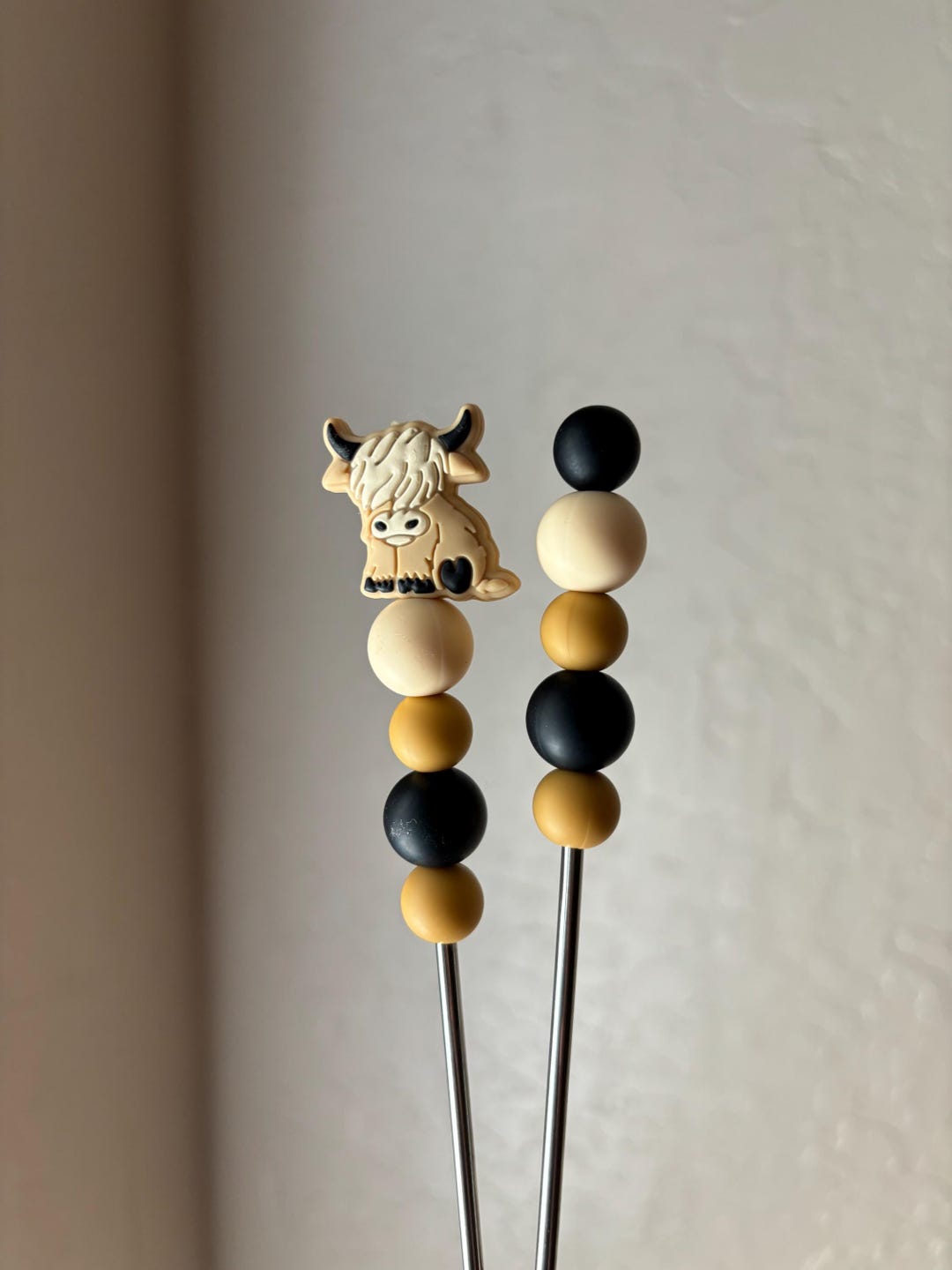 2PC Highland Cow Set Plushie Sticks 10 Inch Amigurumi Sticks Crochet - Etsy