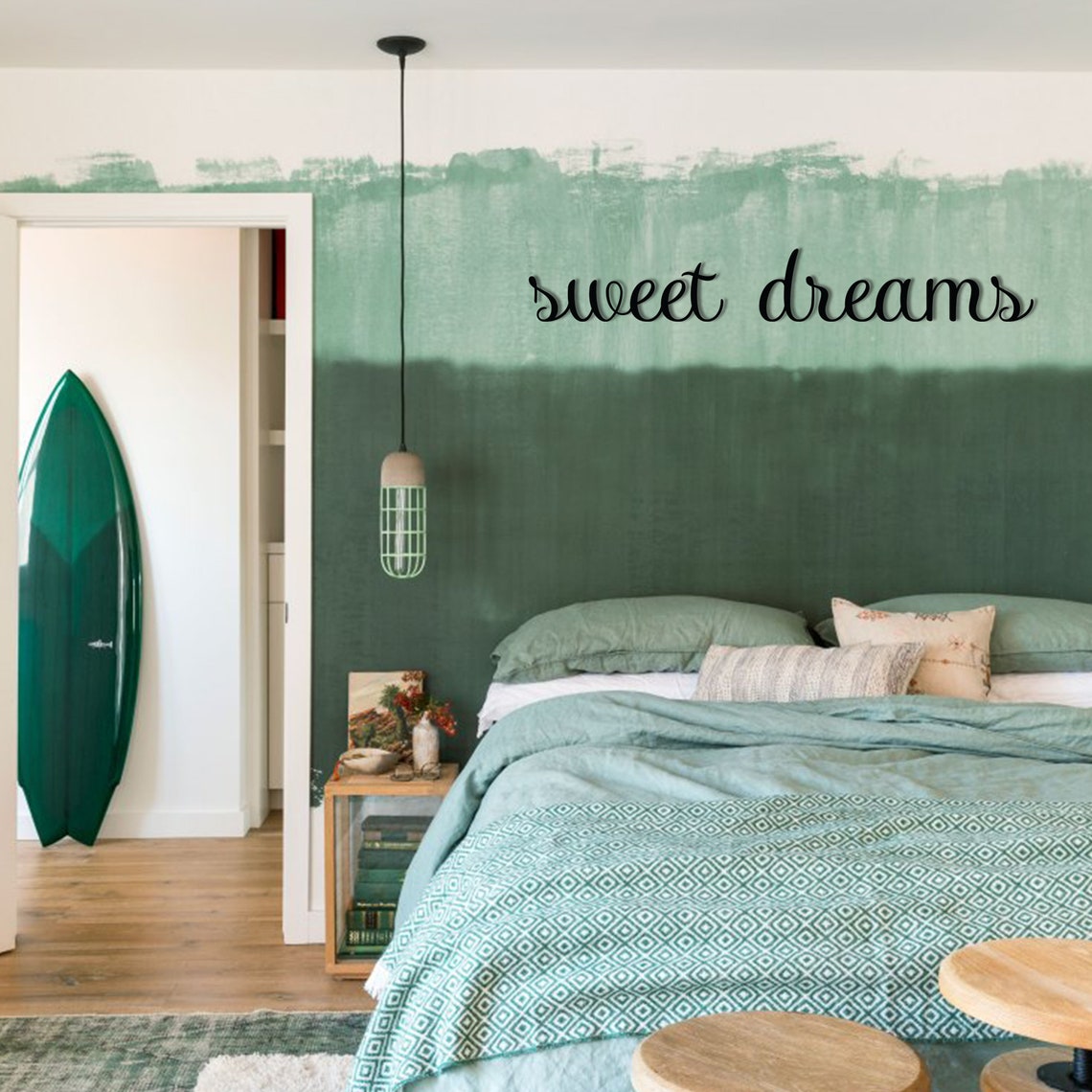 Sweet Dreams Sign Metal Sign for Above Bed | Etsy