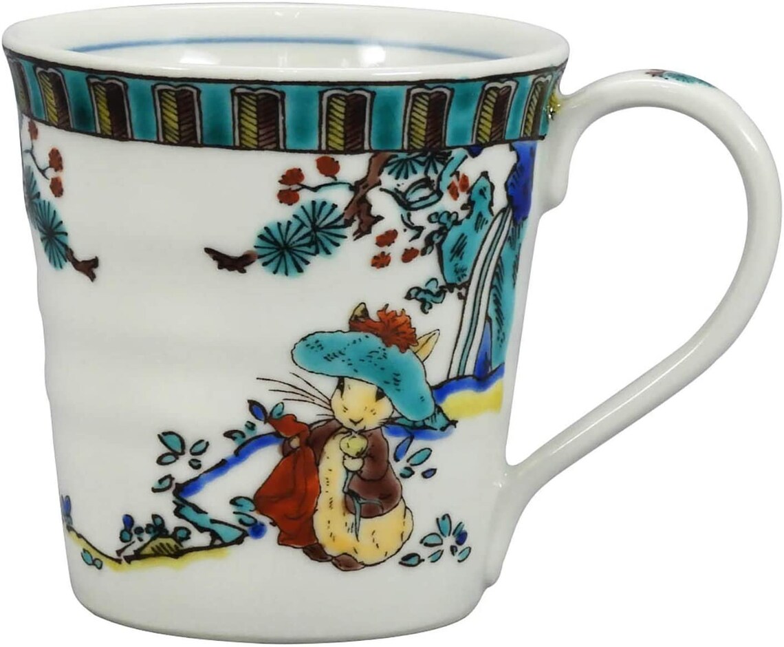 Peter Rabbit Mug 250ml Kutani Ware Benjamin porcelain | Etsy